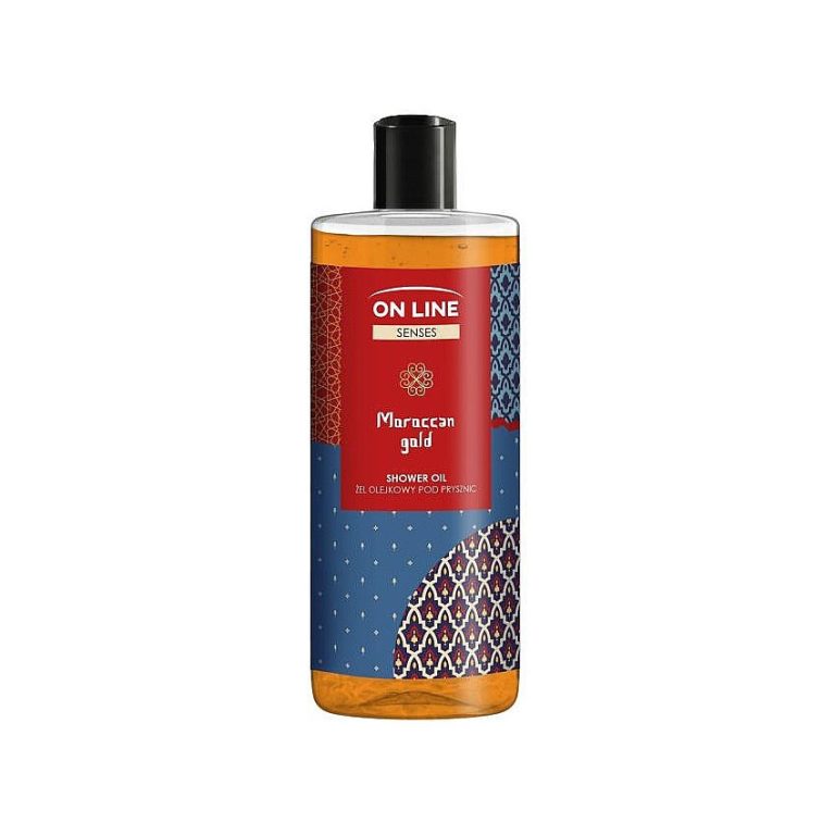 Dušigeel kehale "On Line Senses Morrocan Gold" 500 ml – REKVI